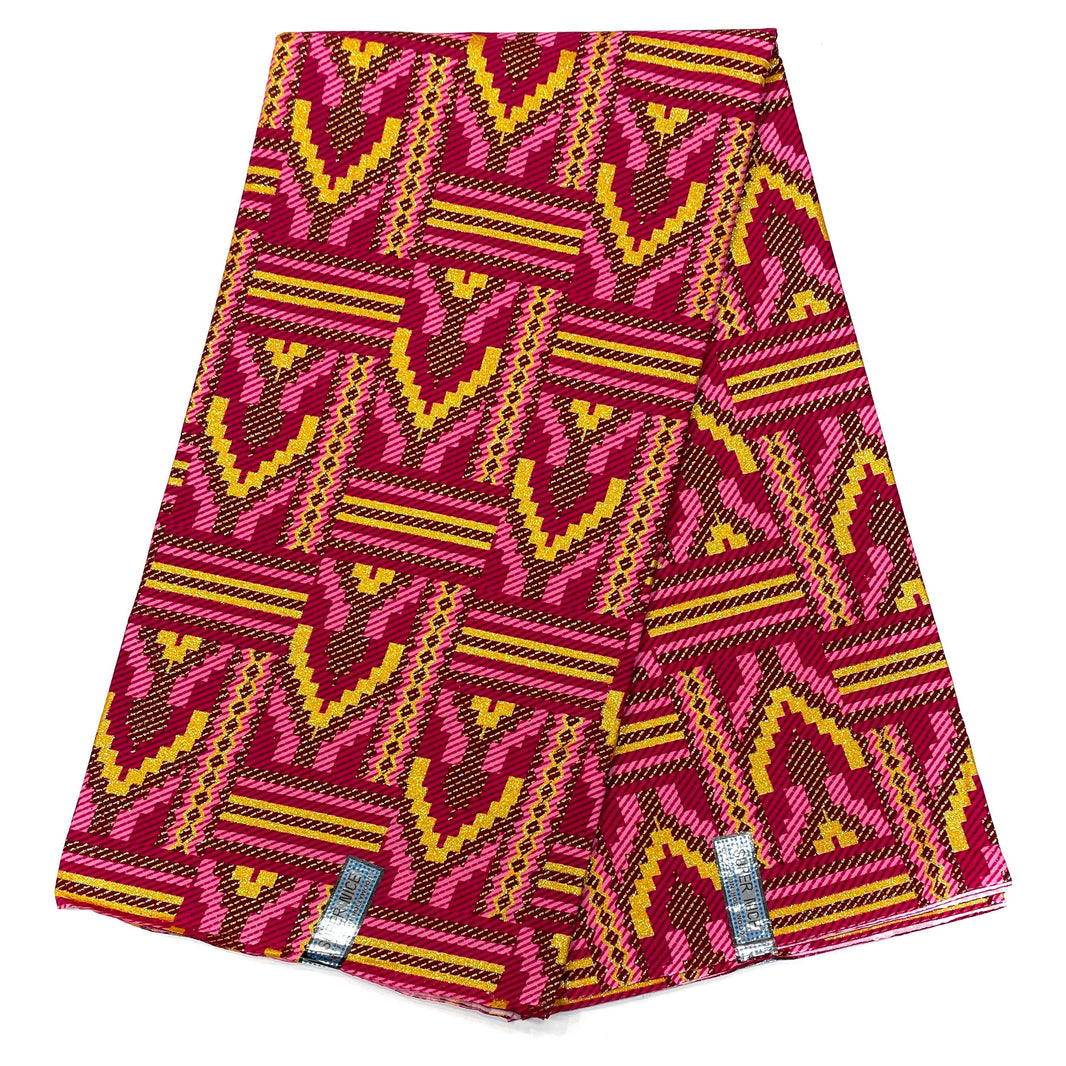 Tissu Wax Pailleté : Brillance, audace et style unique